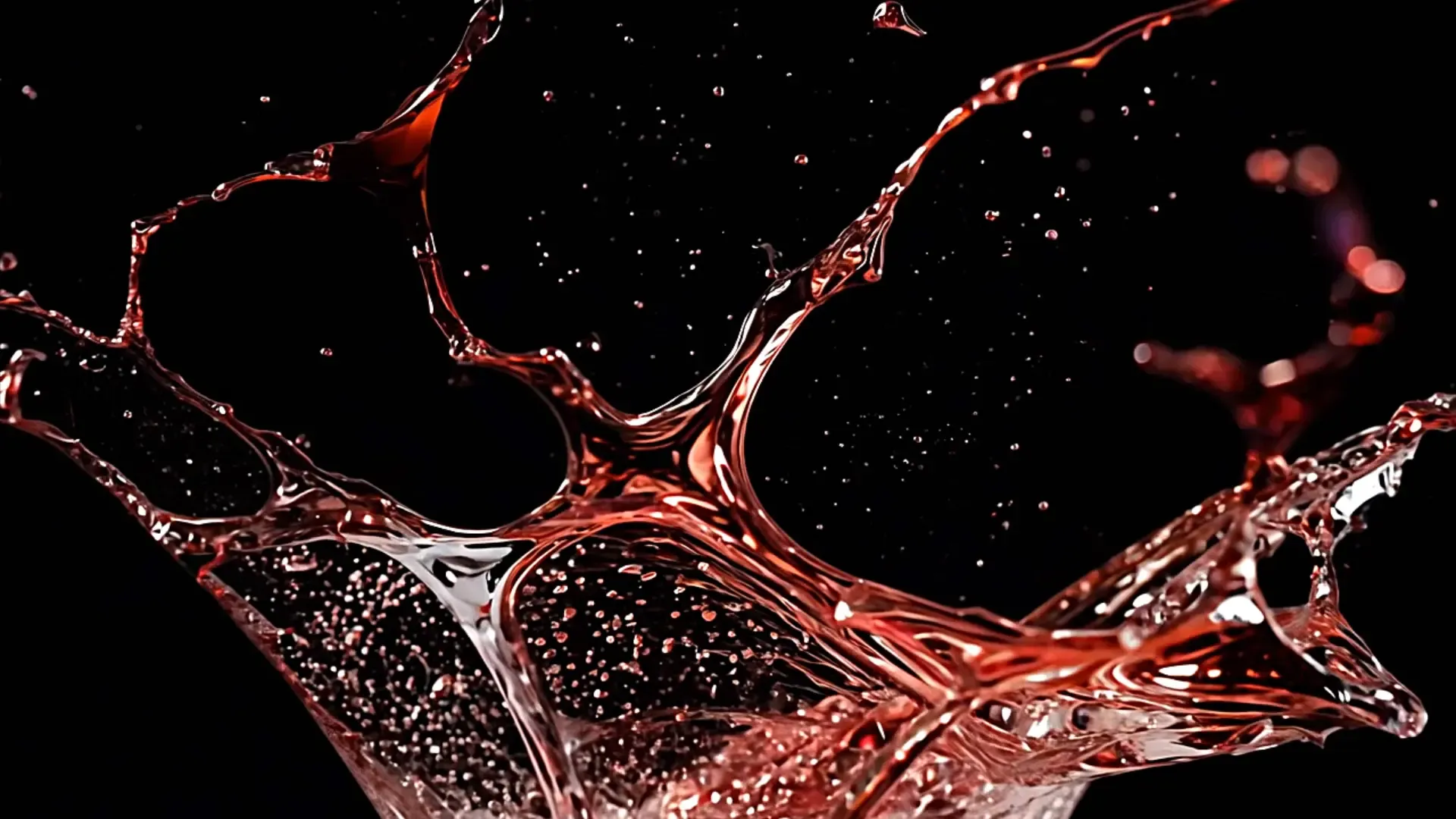 Abstract Liquid Explosion Overlay For Video Effects | Videos